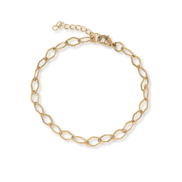 A WEATHERED PENNY Ines Cable Bracelet - Gold