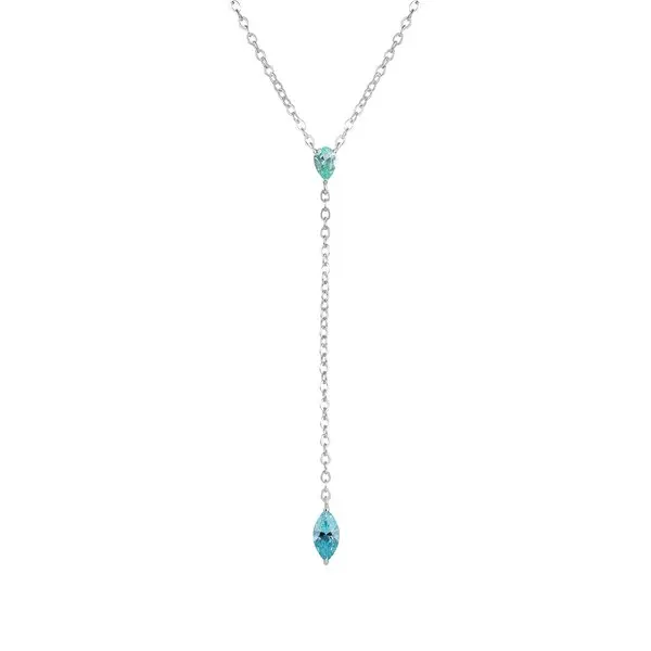 Arte Madrid Sundaze Y-drop Necklace Seaside Blue - Green