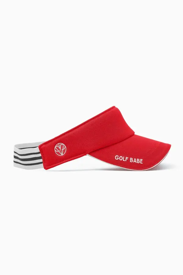 VICTORIA PAULSEN Golf Babe Visor - Red