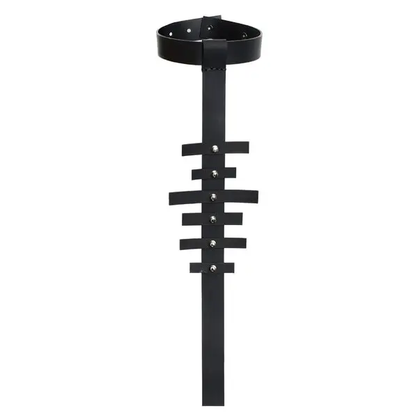 METAMORPHOZA Extravagant Leather Choker - Black