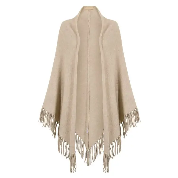 BEL CASHMERE Neutrals Sienna Cashmere Shawl - Beige