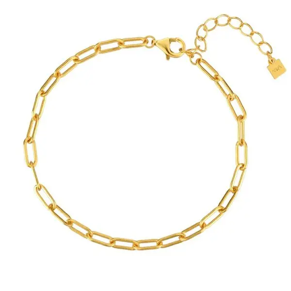 NAZZAR Paperclip Link Chain Bracelet