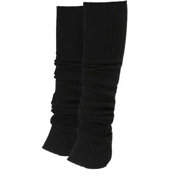 TIRILLM Liz" Cashmere Leg Warmers - Black