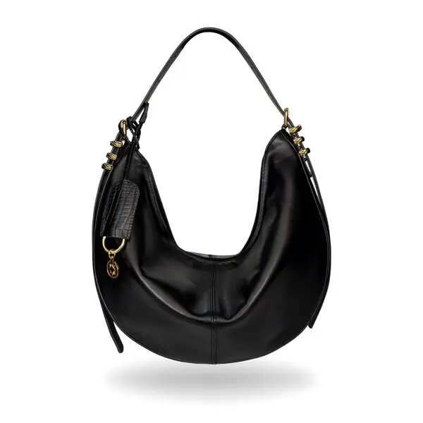 INDIGOLUSH Maxi Hobo Oracle Hiss Smooth - Black