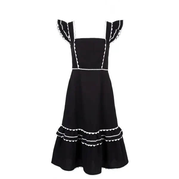 THE WELL WORN The Matilda Dress – A Timeless, Sustainable Statet - Black