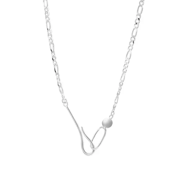 EVERY WAVE Bond Sterling Chain Clasp Necklace - Silver
