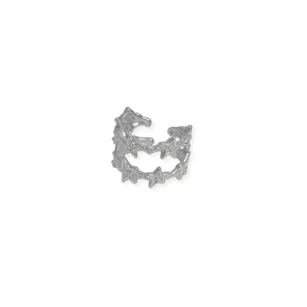 MARTINA ROZENBERG SMIRA JEWELRY Double Sterling Ear Cuff - Silver