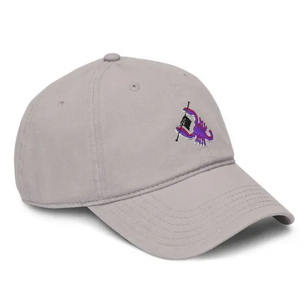 ANCHOR & CREW Scorpion Knittin' Up In The Wild Cotton Embroidered Cap - Grey