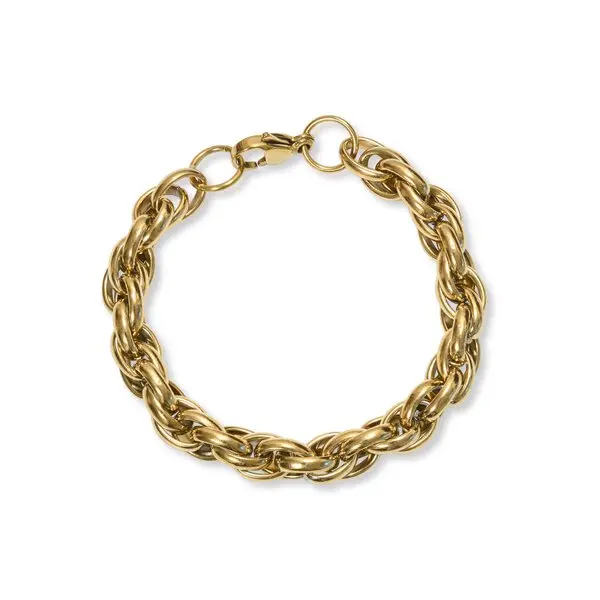 A WEATHERED PENNY Knot Bracelet - Gold