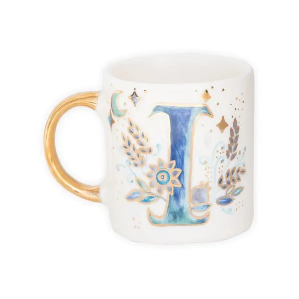 SHERIE BOUTIK I Sb Alphabet Ceramic Mug Sb X Wb - Yellow