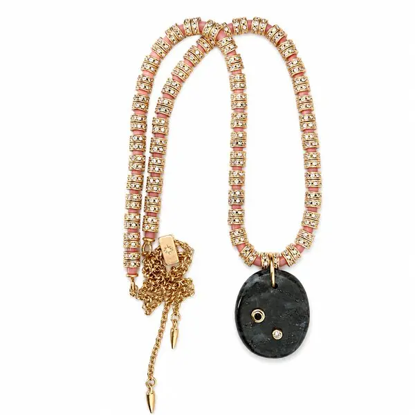 Persia Donà Jewelry Rock X Vintage Sparkle Necklace - Gold