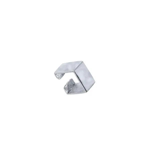 EDGE ONLY Square Ear Cuff Sterling - Silver