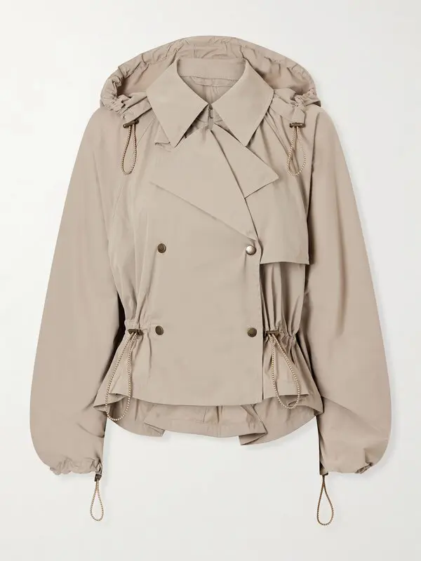 Burberry Cropped Shell Jacket
