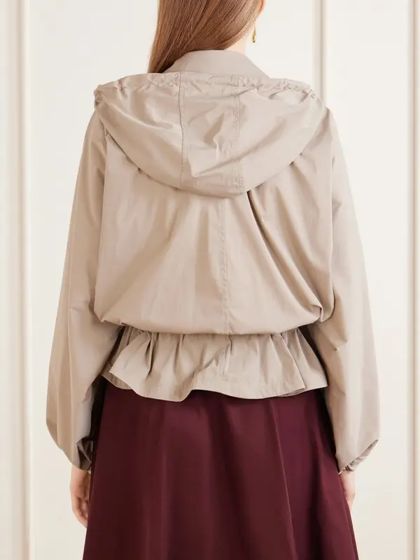 Burberry Cropped Shell Jacket