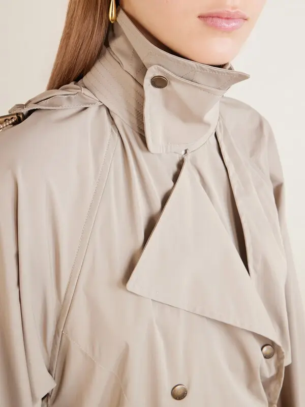Burberry Cropped Shell Jacket