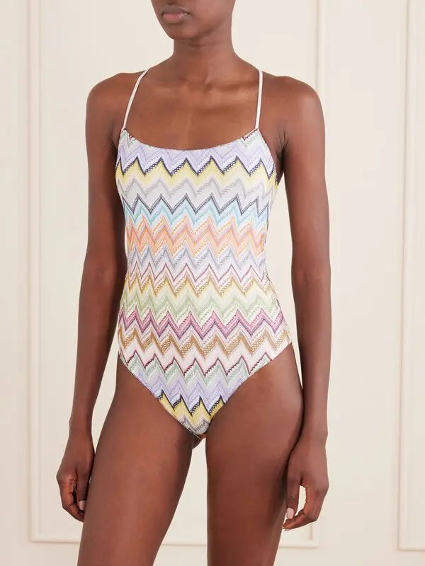 Missoni Crochet-knit Swimsuit