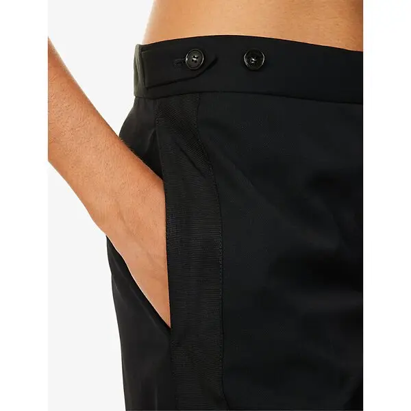 Stella McCartney Slim-fit Wool Tuxedo Trousers