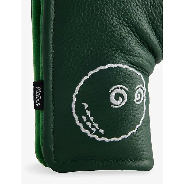 MALBON Brand-embroidered Leather Blade Cover