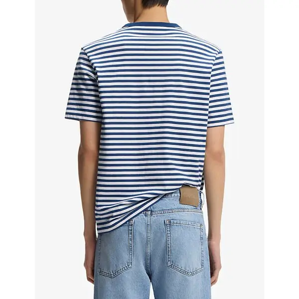Hugo Striped Relaxed-fit Cotton-jersey T-shirt