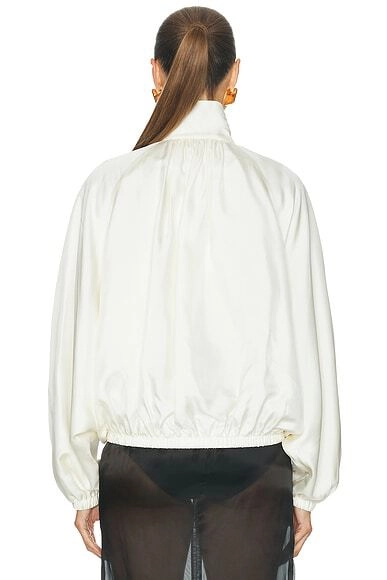 RÓHE Silk Blouson Anorak Jacket