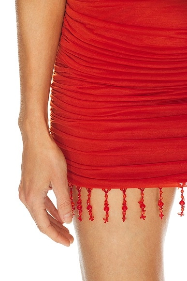 MIRROR PALAIS La Piscine Mini Dress - Scarlet