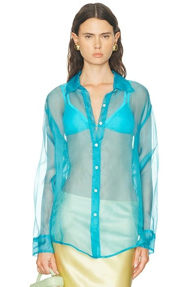 Sprwmn Oversized Shirt - Turquoise