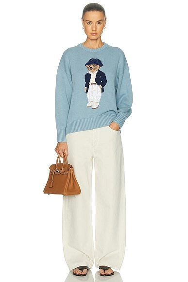 Polo Ralph Lauren Long Sleeve Bear Crew Neck Sweater