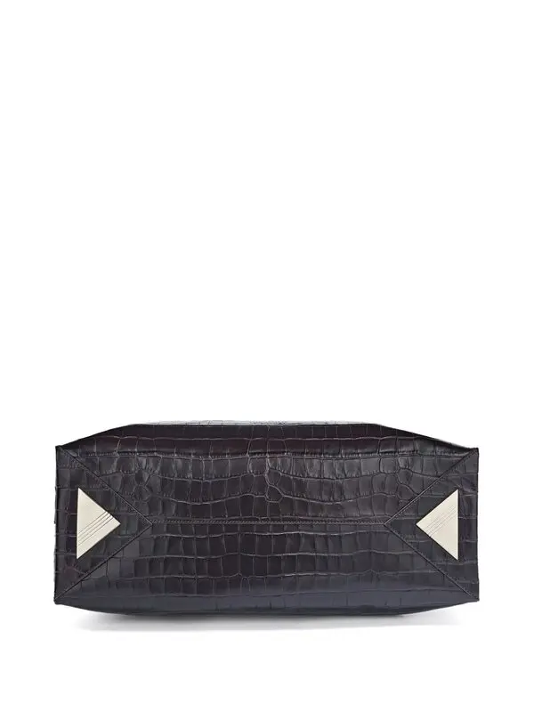 Attico La Passeggiata Medium Leather Shoulder Bag - Brown