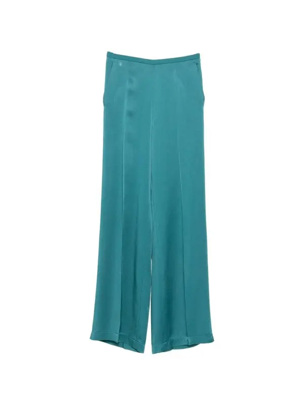 FORTE_FORTE High-waisted Trousers - Green
