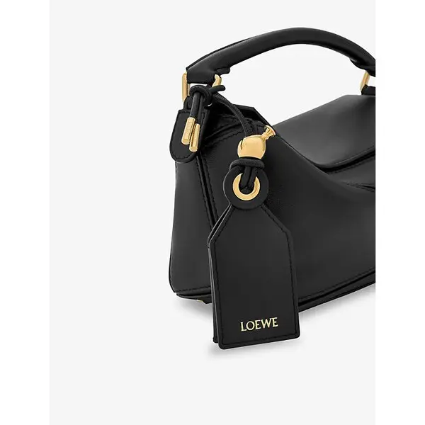 Loewe Mini Puzzle Leather Bag - Black