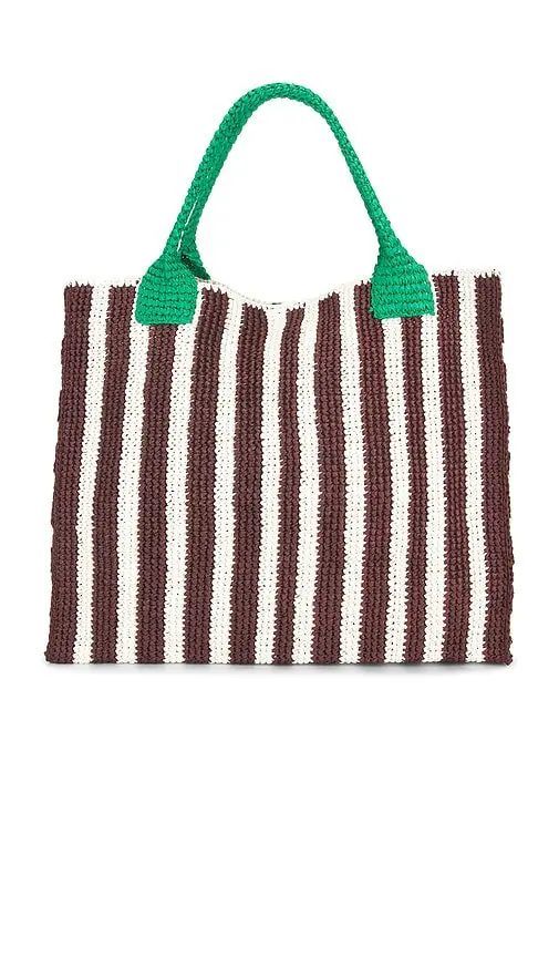 LOEFFLER RANDALL Sol Crochet Beach Tote - Brown