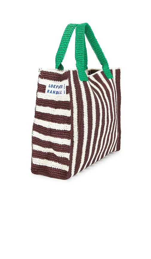 LOEFFLER RANDALL Sol Crochet Beach Tote - Brown