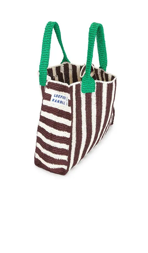 LOEFFLER RANDALL Sol Crochet Beach Tote - Brown