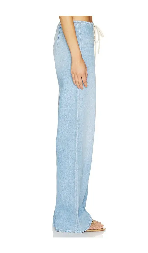 MOTHER The Laced Up Smoothie Sneak Jeans