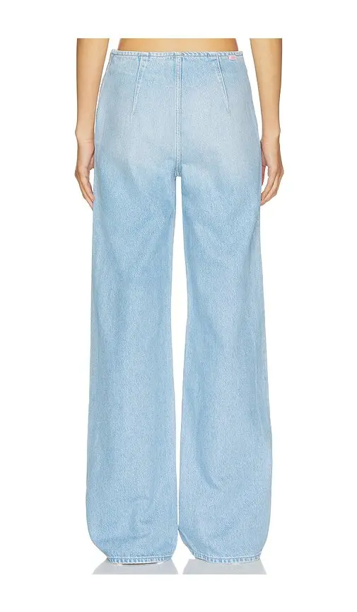MOTHER The Laced Up Smoothie Sneak Jeans