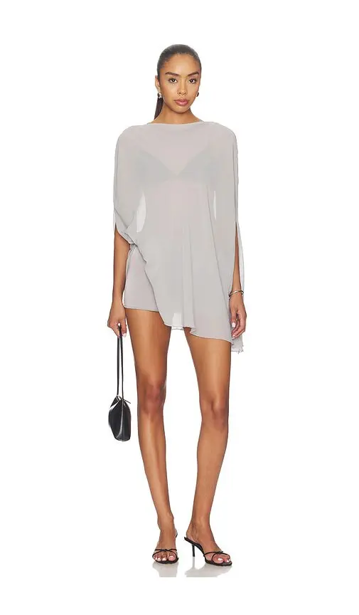 Lioness Aura Poncho In . Also - Grey