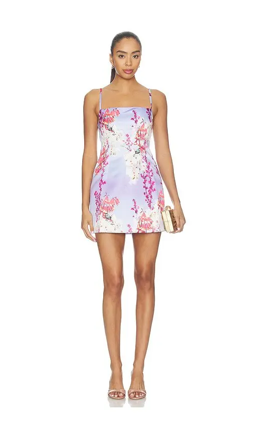 MUMA WORLD Fujiiro Stellio Mini Dress In . Also - Blue