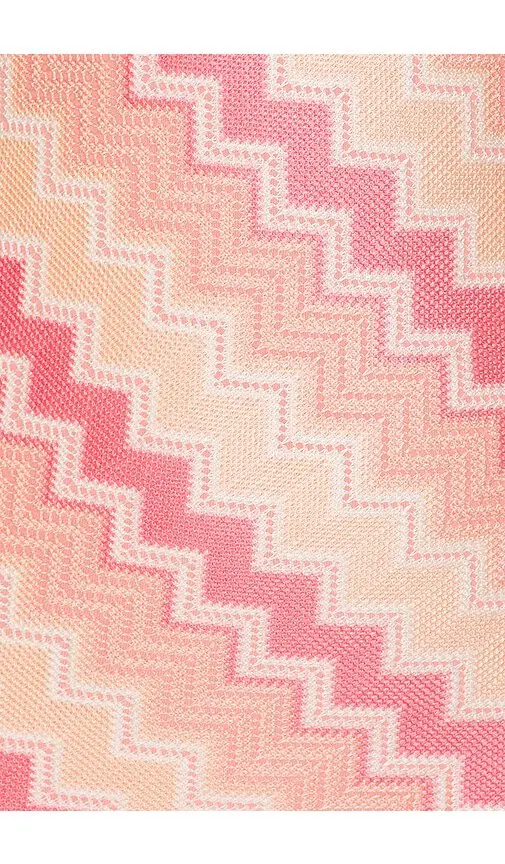 MORE TO COME Aubrie Mini Dress In Zigzag Print