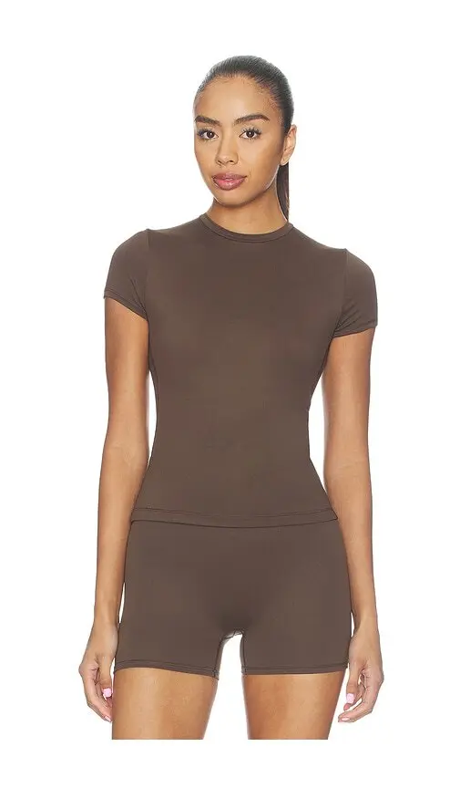 NIKESKIMS Matte Baby Short Sleeve Tee In . Also - Brown