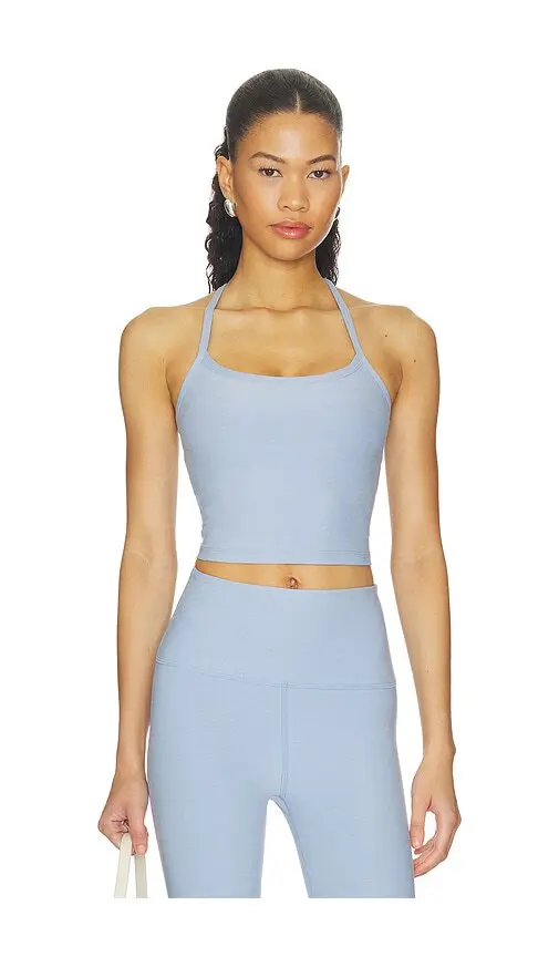 Beyond Yoga Spacedye Slim Racerback Cropped In . Also - Blue