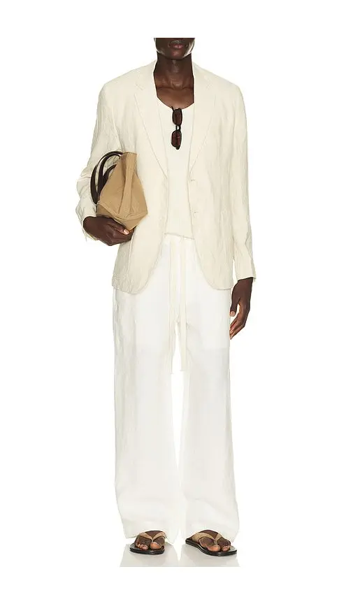 PERCIVAL Tailored Linen Blazer In . Also