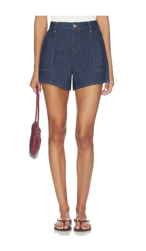 7 For All Mankind Utility Kori Shorts In . Also - Blue