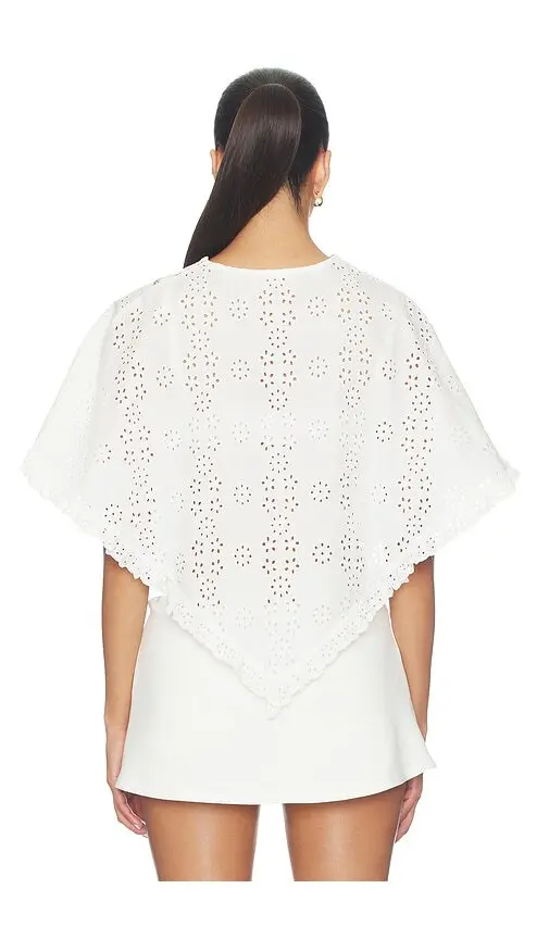Sandy Liang Soba Poncho In . Also