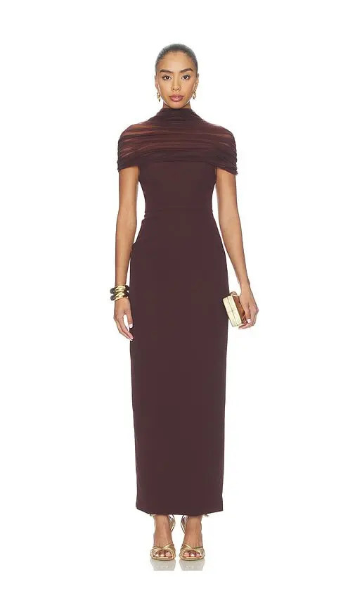 SONYA MODA Lola Dress In . Also - Brown
