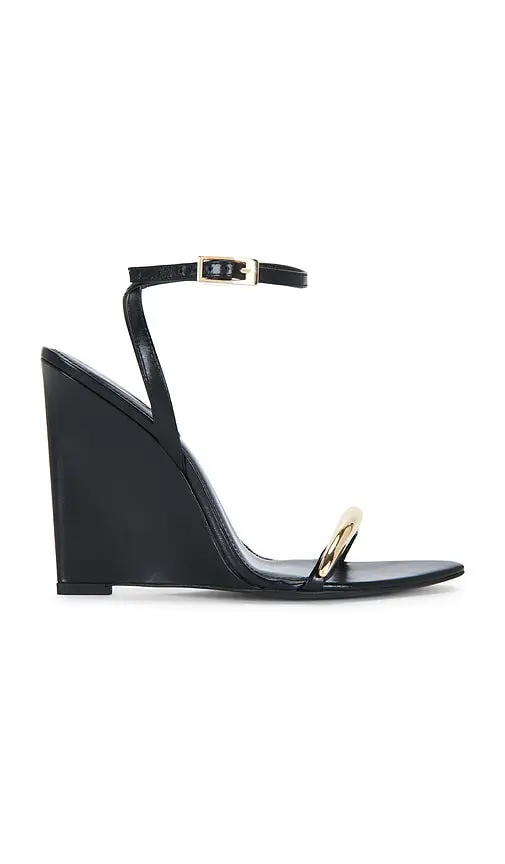 Retrofete Nola Wedge Sandal In . Also - Black