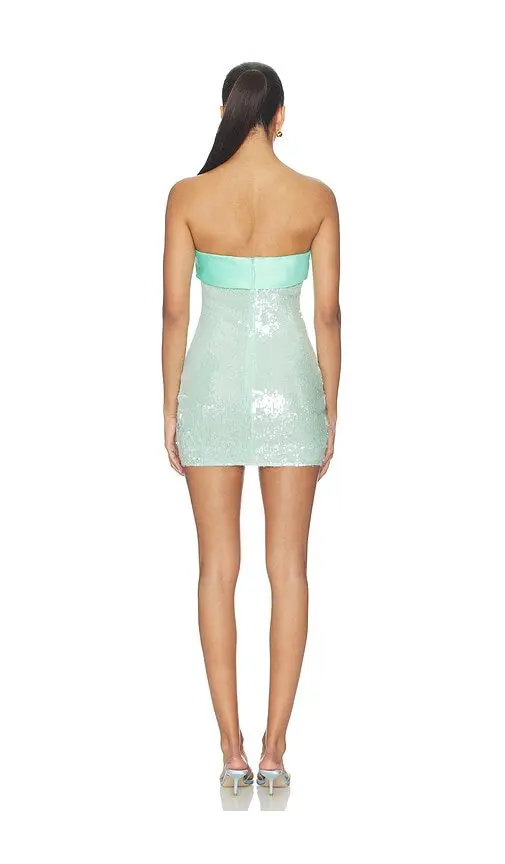 Superdown Strapless Sequin Mini Dress
