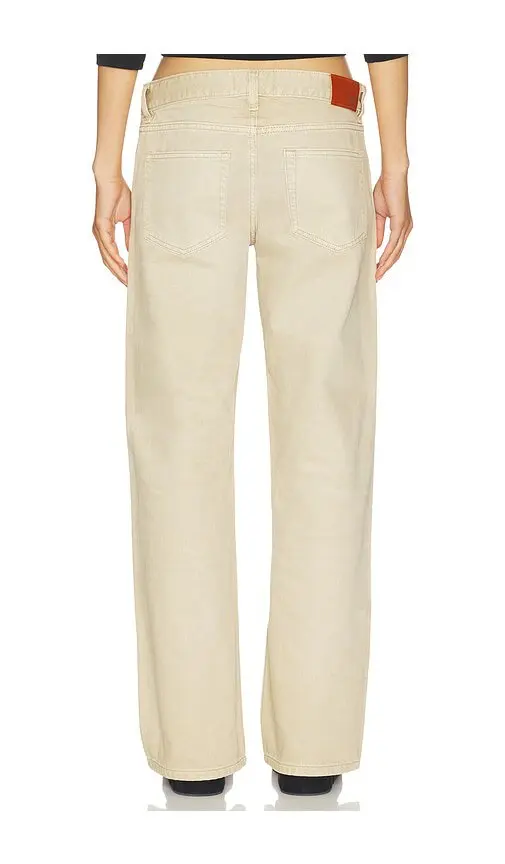 EB DENIM Low Rise Baggy Jeans - Brown