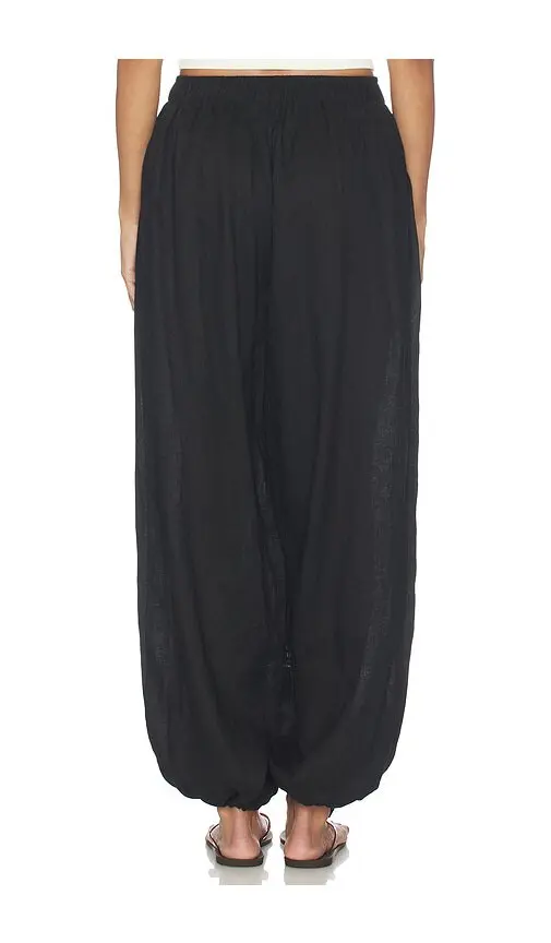 AEXAE Linen Balloon Pant In . Also - Black