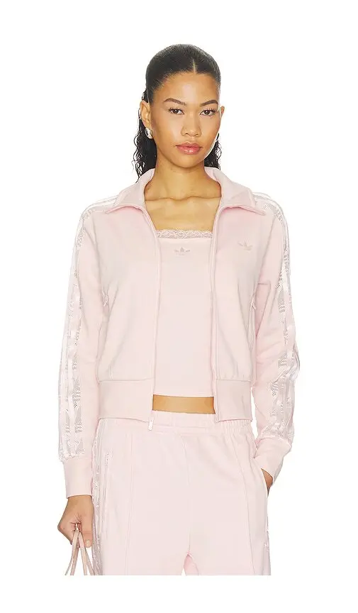 ADIDAS ORIGINALS Firebird Lace Track Top In . Also - Pink