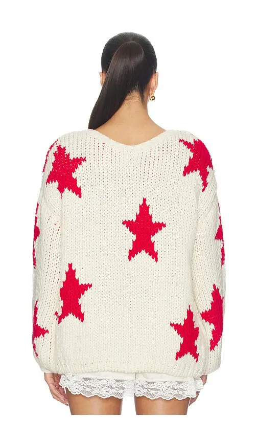 MORE TO COME Amyra V Neck Sweater In . Also